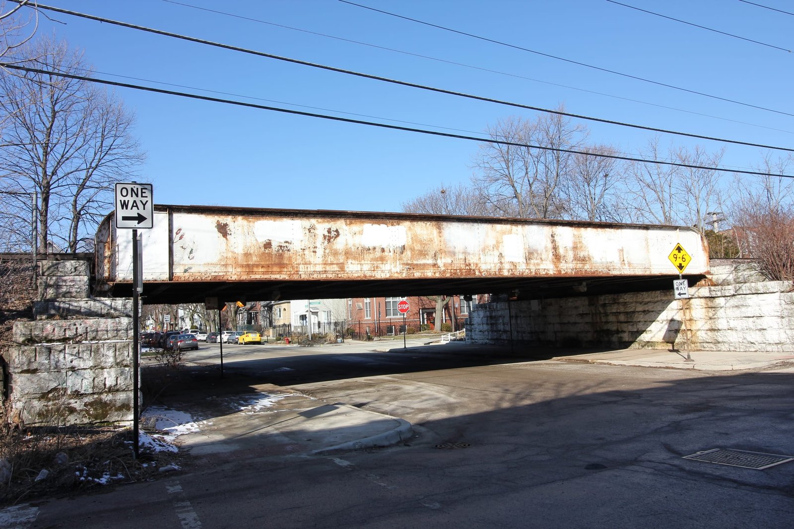 UP Melrose Street Bridge (North Center)