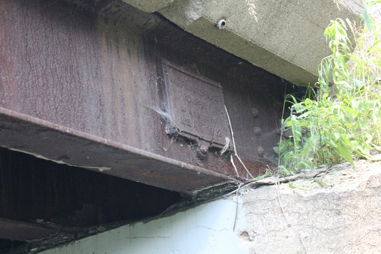 CNW Elgin Corrugated Box Company Driveway Bridge