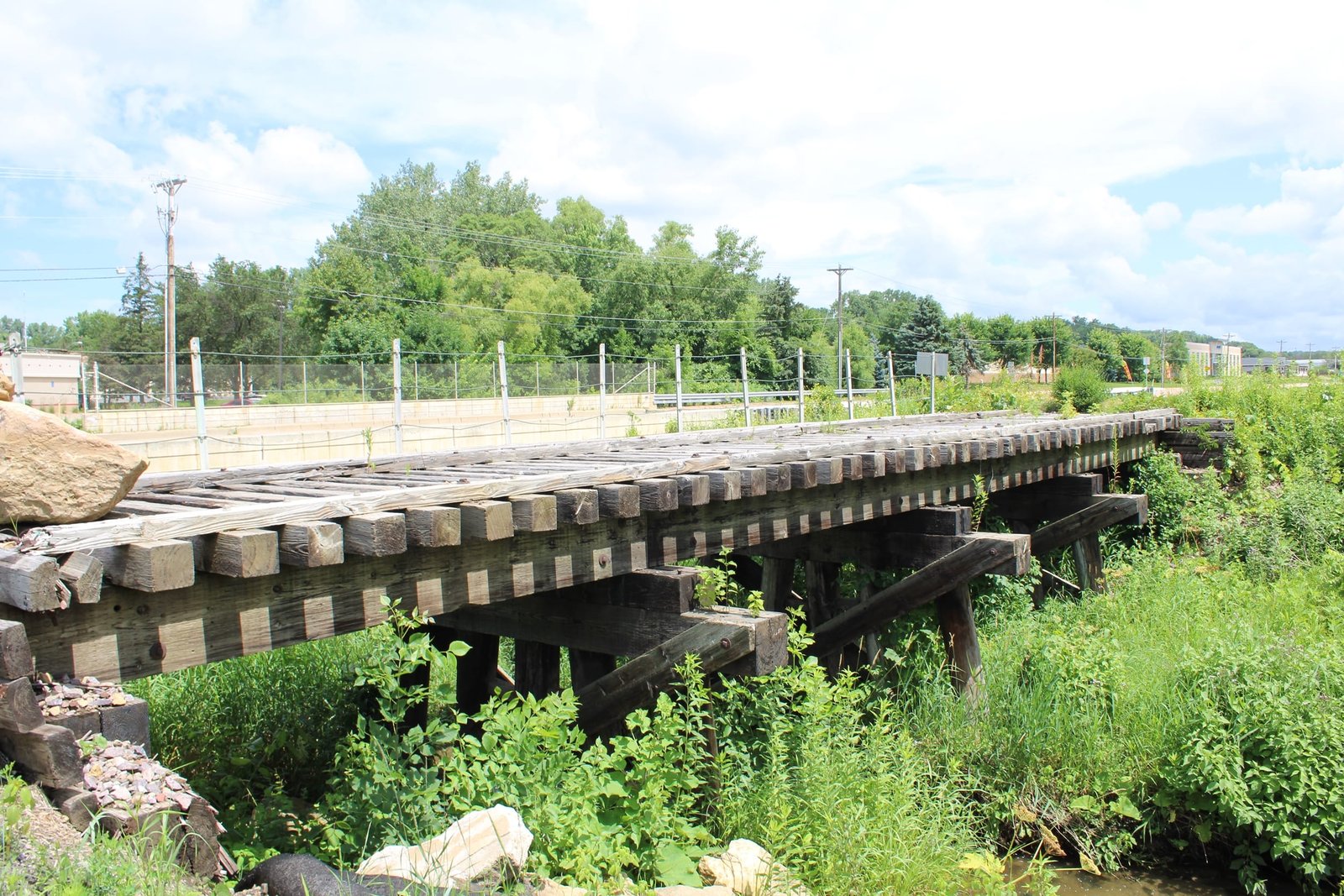 Abandoned East Chaska Creek Bridge